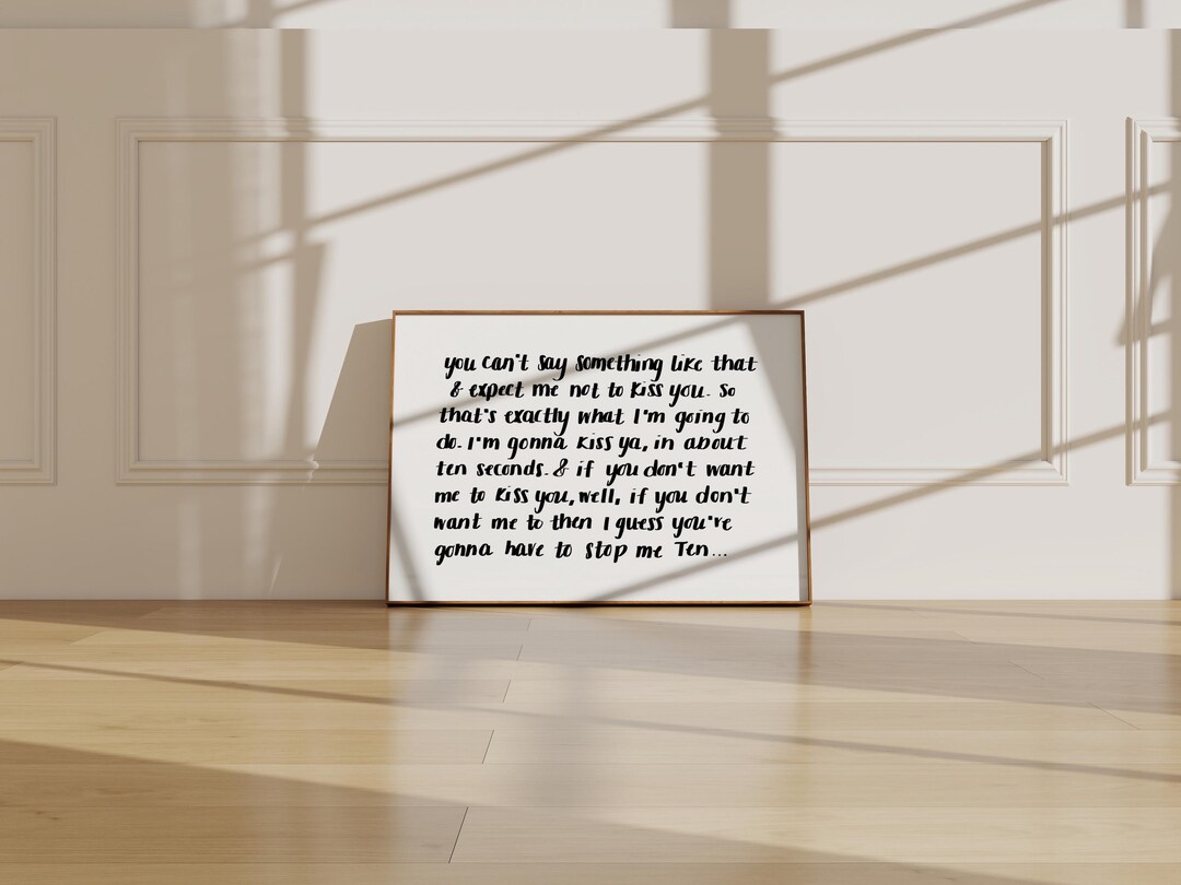 Pacey Inspired Hand-drawn Typography Print (digital Download) - Etsy