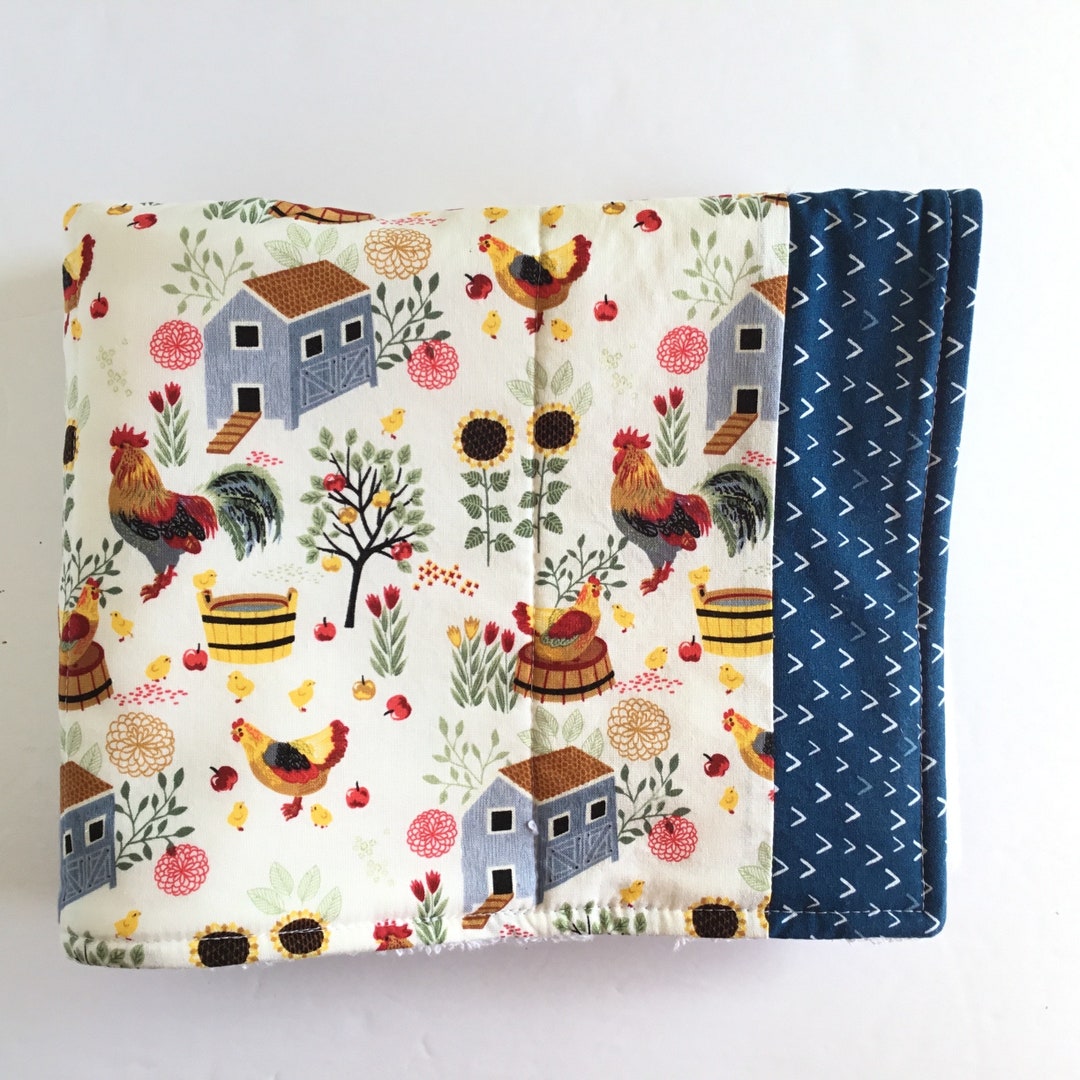 Dish Drying Mat / Rooster Chicken Barnyard Dish Drainer/ Dish Mat ...