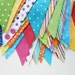 Extra Long Banner With Large Flags/ Fabric Banner by the Yard / Pick ...