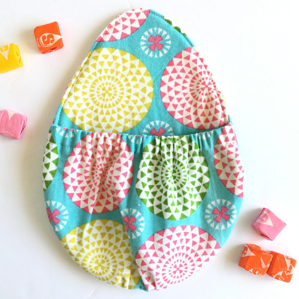Easter Egg Gift Basket Refillable Pouch, Easter Egg Pouch for Small ...