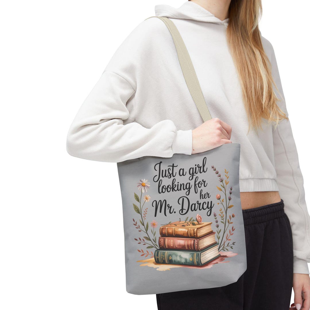Pride and Prejudice Tote; Jane Austen Aesthetic Bag; Romantic Literary ...