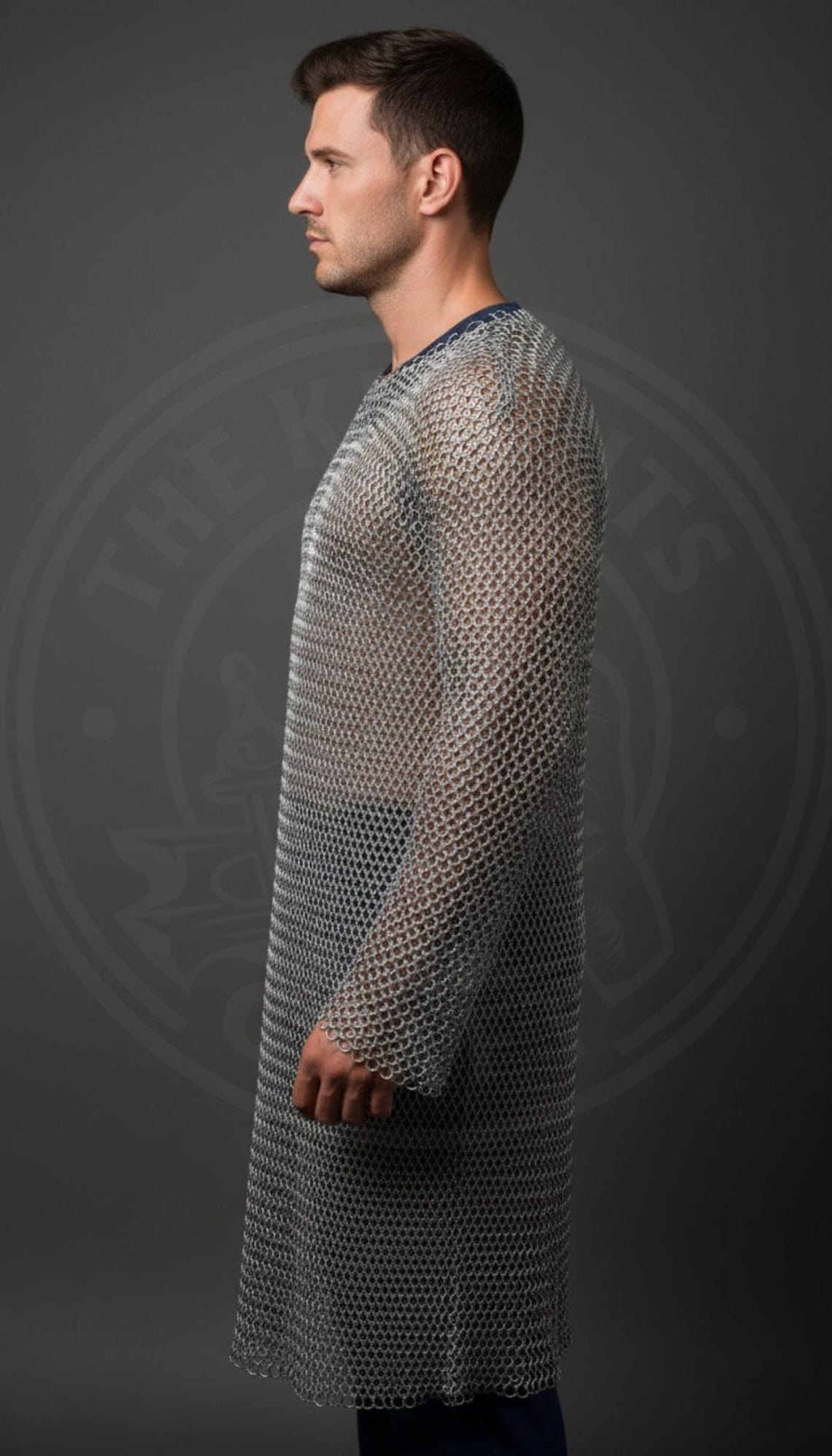 Handmade Medieval Chainmail Tunic: 8mm Riveted Armor Shirt - Etsy