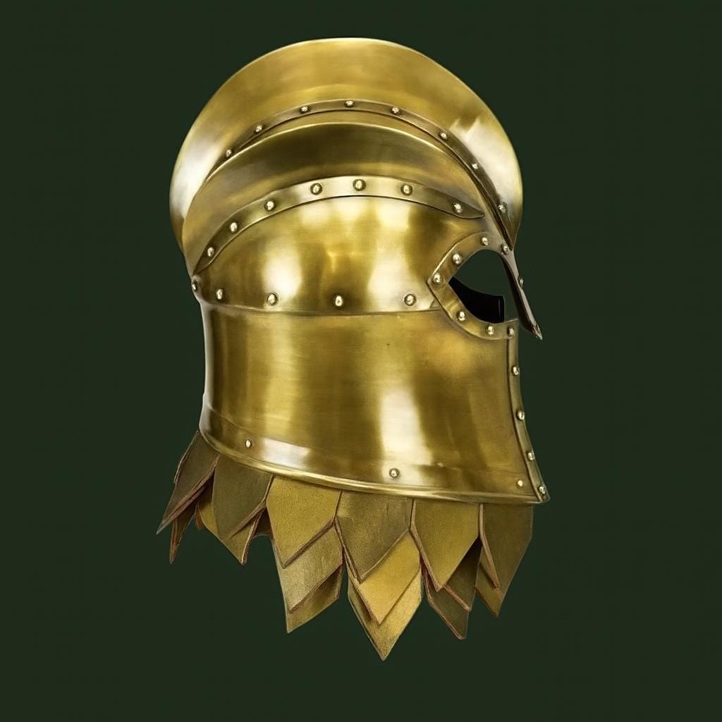 Handmade Kings Guard Armor: Golden Medieval Costume for Cosplay & LARP ...