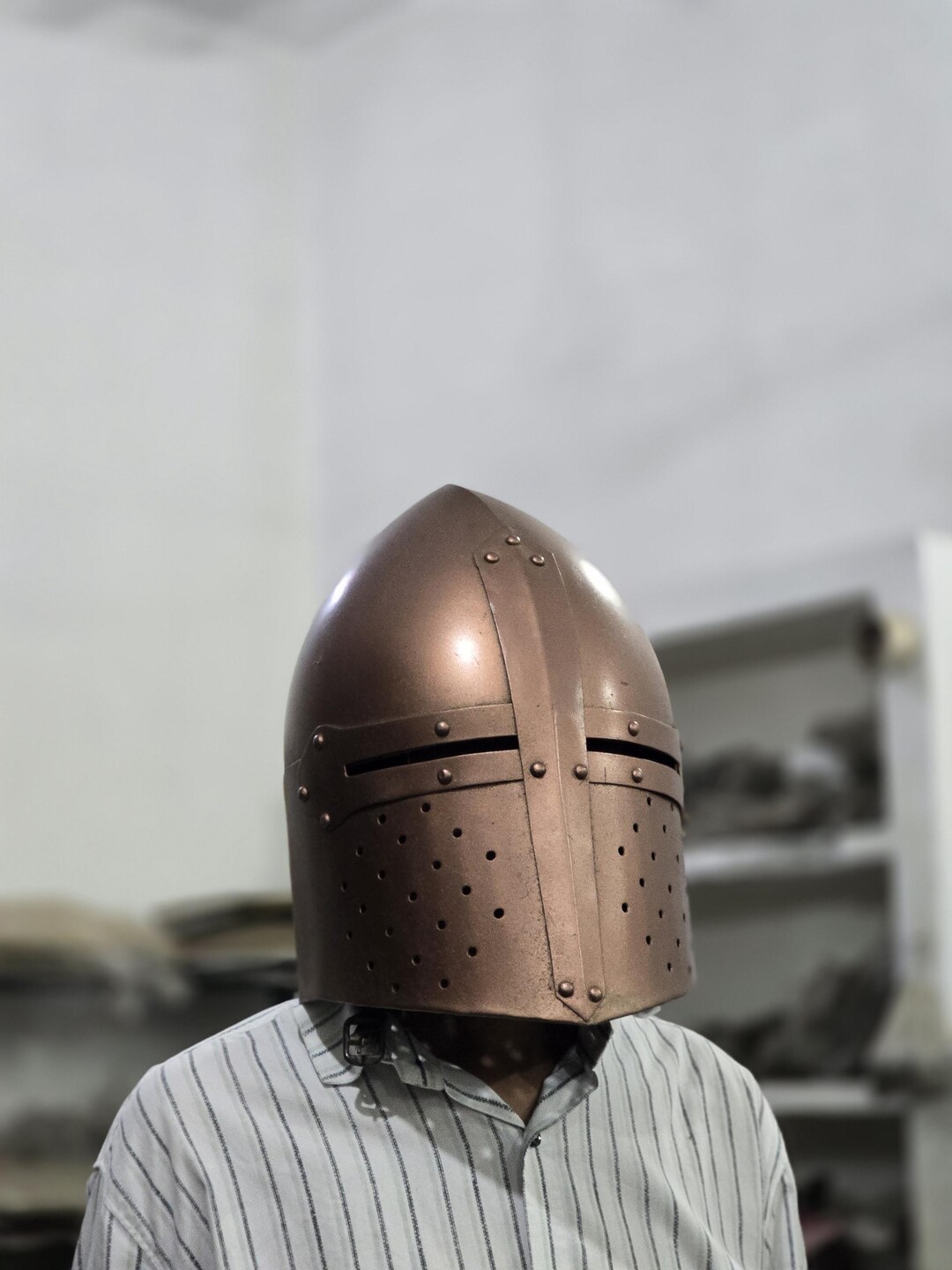 Handmade Knight Helm | Steel Crusader Templar Helmet - Etsy