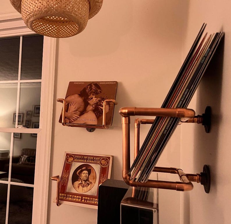 Copper Record Holder - Etsy