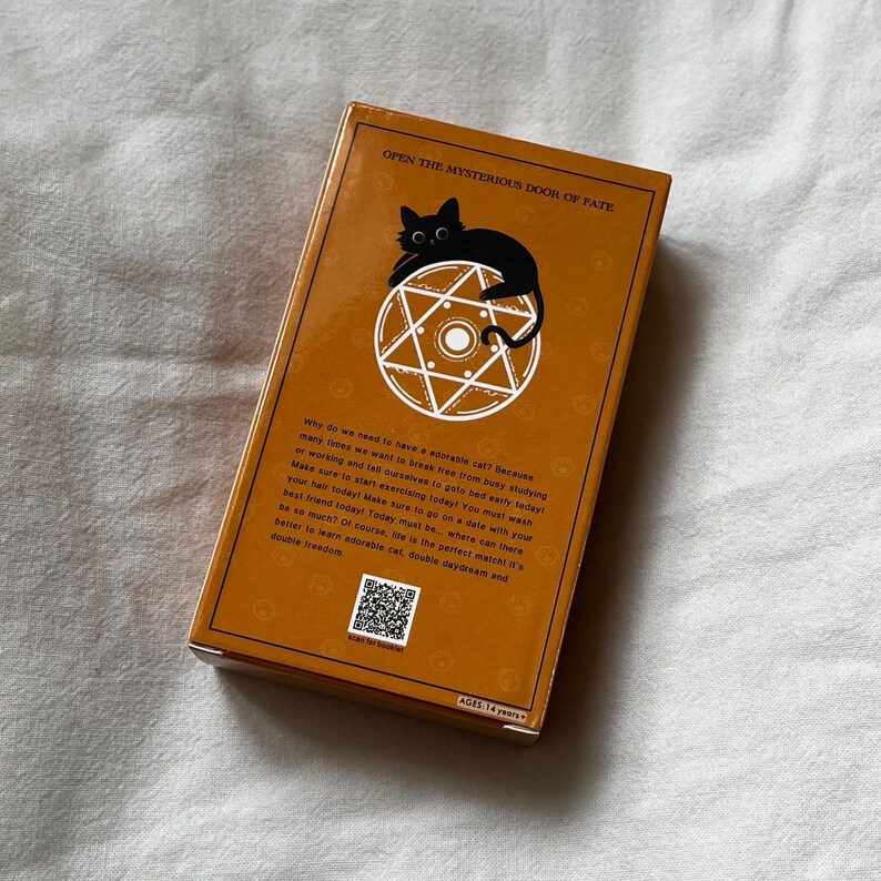 Adorable Cat Tarot Deck – 78-card Mystical Divination Set - Etsy