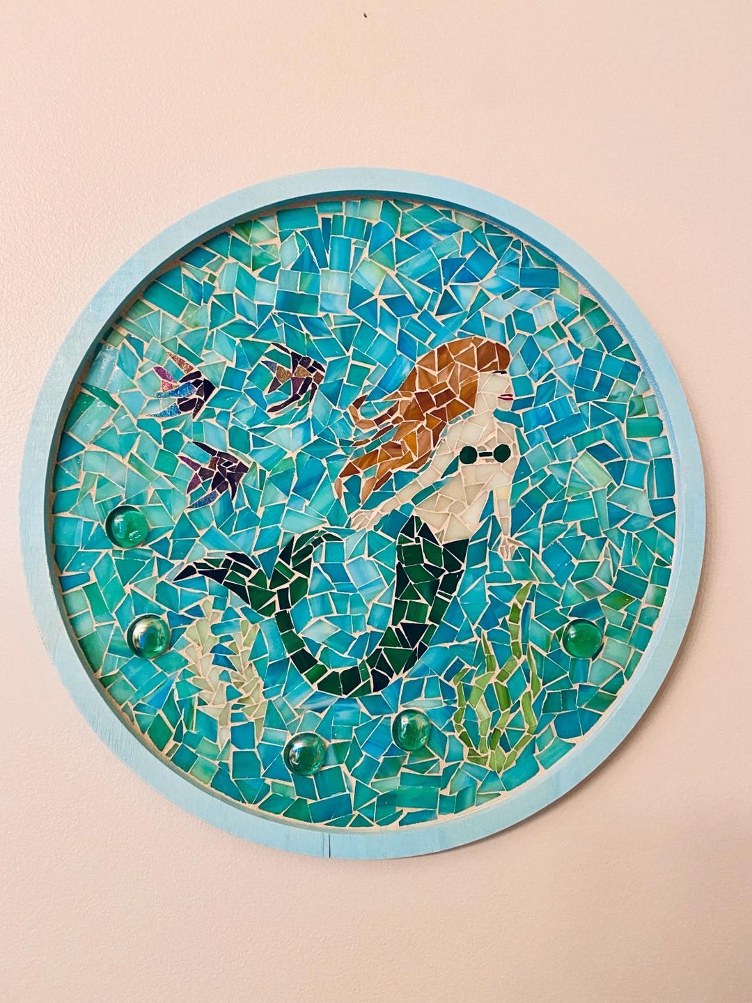 Mosaic Mermaid - Etsy