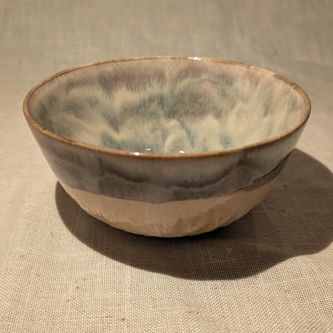 Handmade Bowl // Drippy Iron Lustre - Etsy