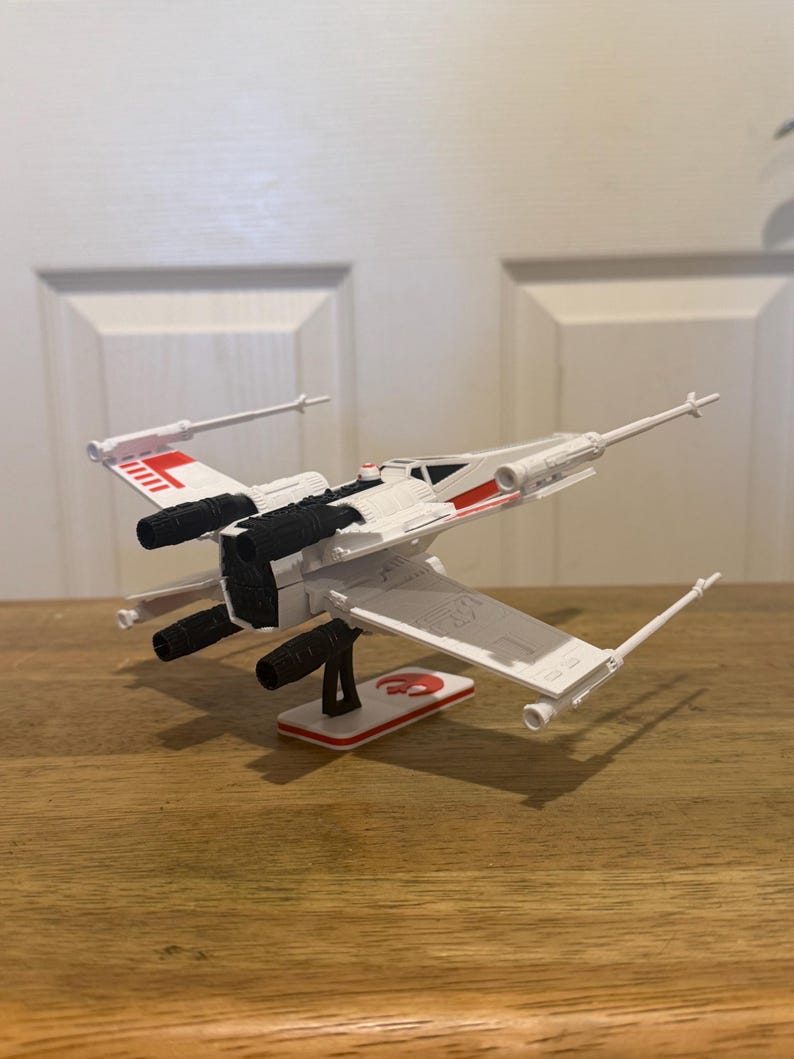 Star Wars X-wing Fighter Kit Card: 3D Print - Etsy