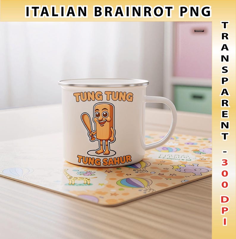Brainrot Png Bundle, Italian Brainrot PNG, Brainrot PNG Sublimation ...