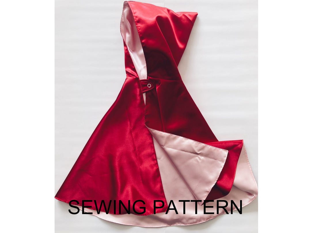 Wizard Cape Sewing Pattern. Cape With Hood. Sizes From 2 to 10 Years - Etsy