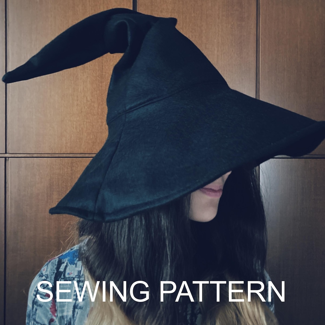 Witch/wizard Hat Sewing Pattern: Adult Sizes (PDF Download A4/metric ...