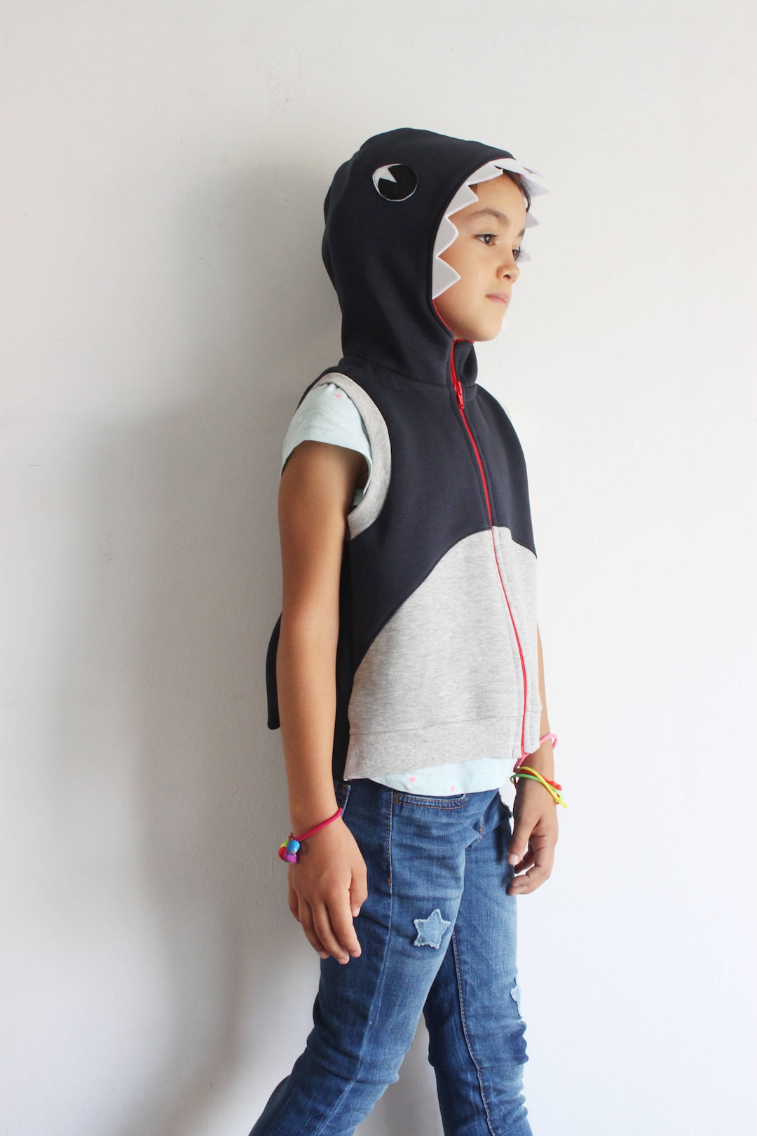 Shark Jacket. Shark Hoodie. Shark Halloween Costume. Carnival Costume ...