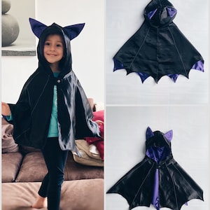 Cape Sewing Pattern: Dragon, Bat & Sorcerer Capes (PDF). Print at Home ...