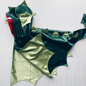 Dragon Cape Sewing Pattern. Dragon Costume for Kids. Sizes From 2 to 10 ...