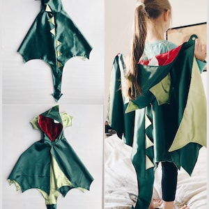 Cape Sewing Pattern: Dragon, Bat & Sorcerer Capes (PDF). Print at Home ...