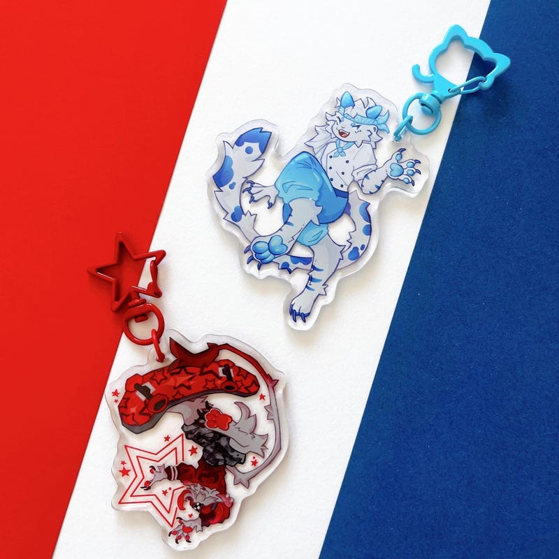 Acrylic Keychains Roblox - Etsy