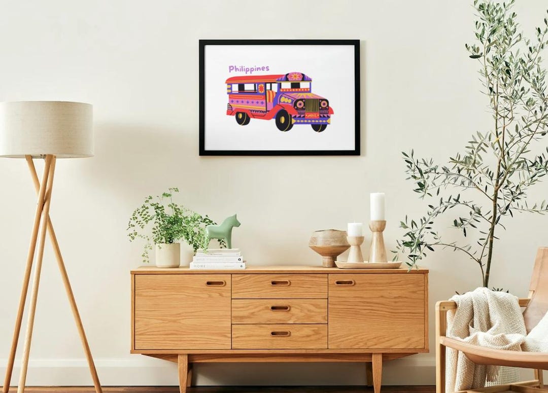 Jeepney – Filipino Street Icon Philippines | Printable Wall Art ...