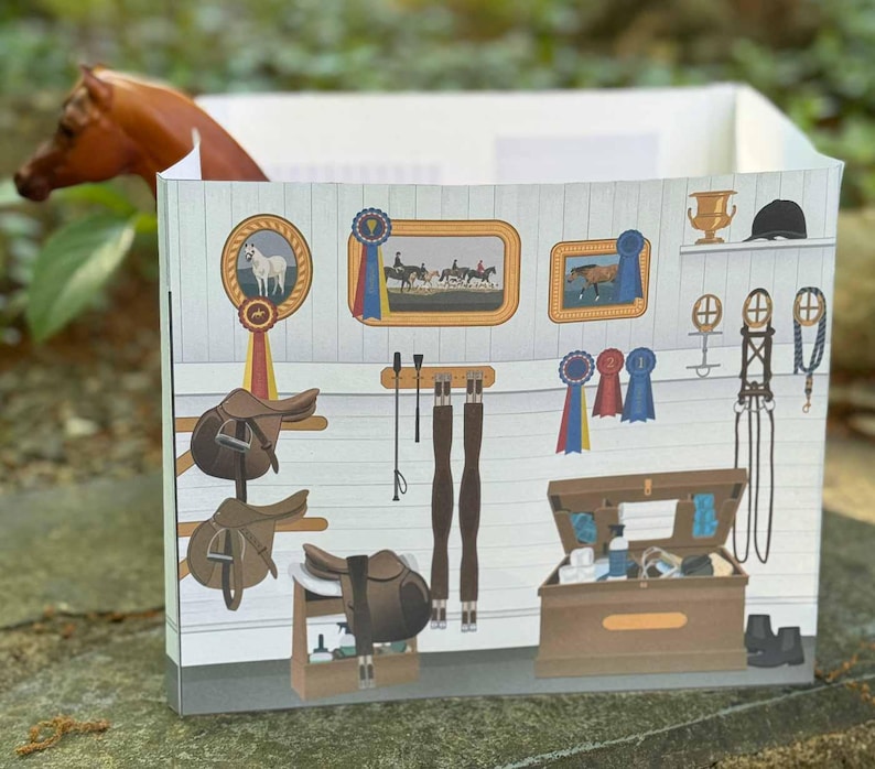 Build a Horse Show Stall – Printable Paper Craft for Kids | DIY ...