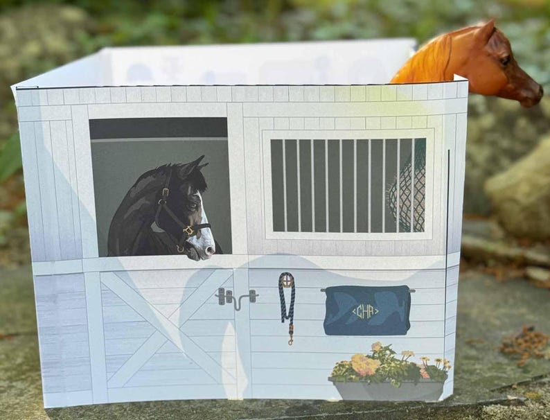 Build a Horse Show Stall – Printable Paper Craft for Kids | DIY ...