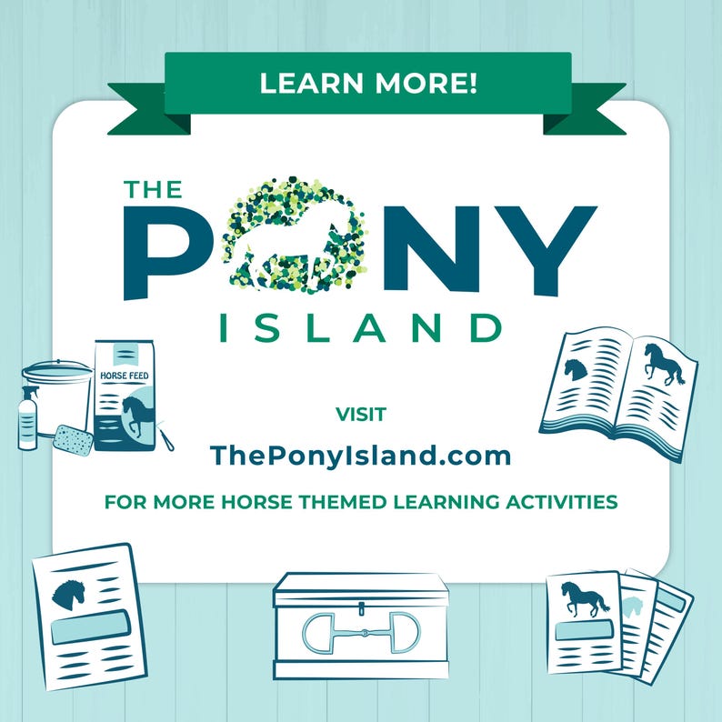 Parts of the Horse Activity – Printable Worksheet Pack for Kids ...