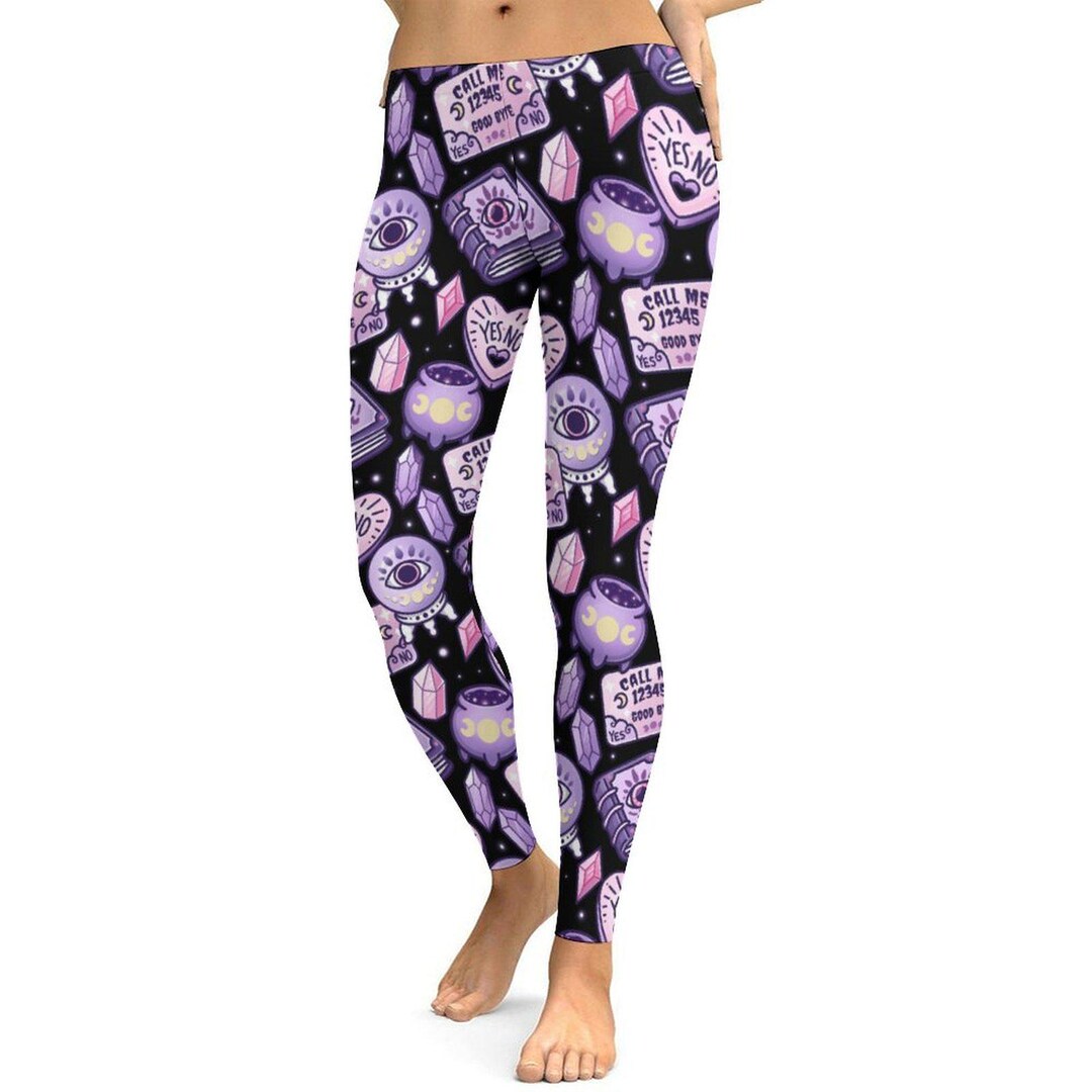 Witchy Leggings, Pagan Yoga Pants - Etsy