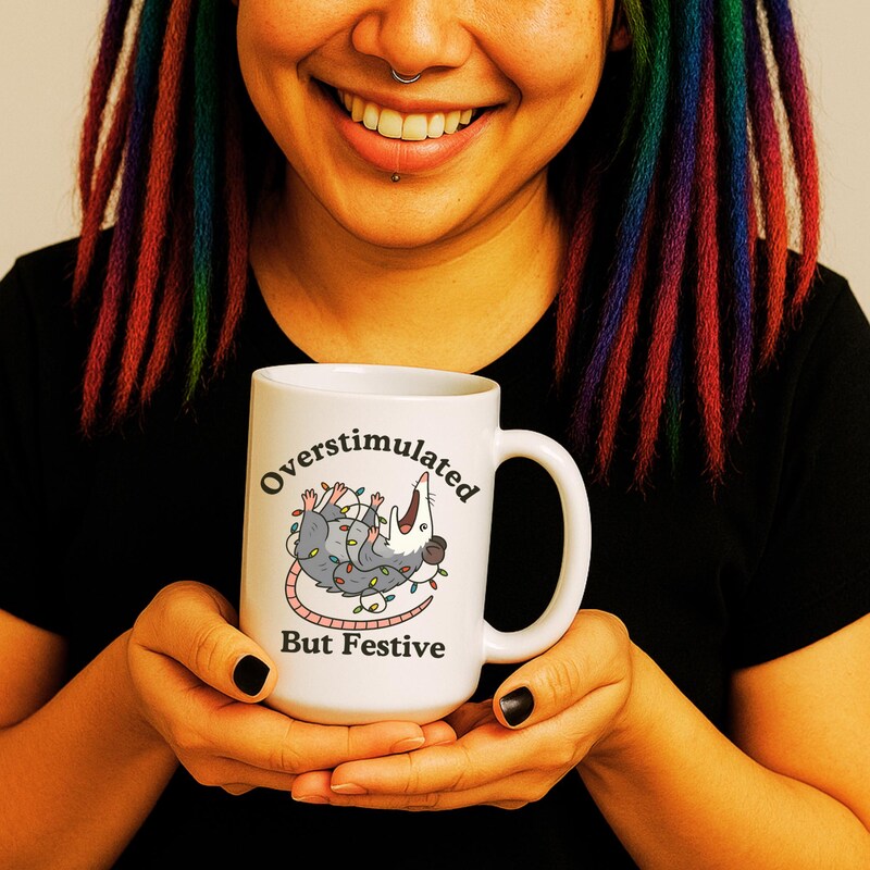 Large Festive Mugs - Etsy