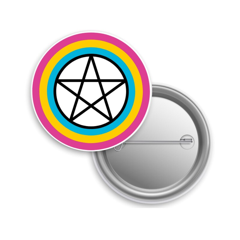Pentagram Pin - Etsy