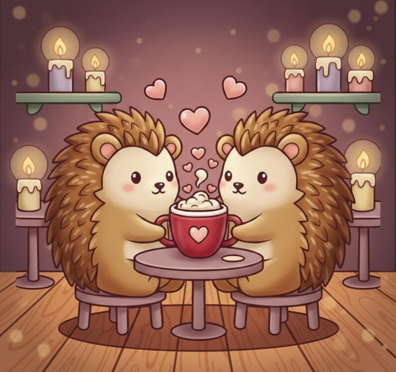 Valentine’s Day Coloring Book Printable | Cute Animal Love Pages for ...