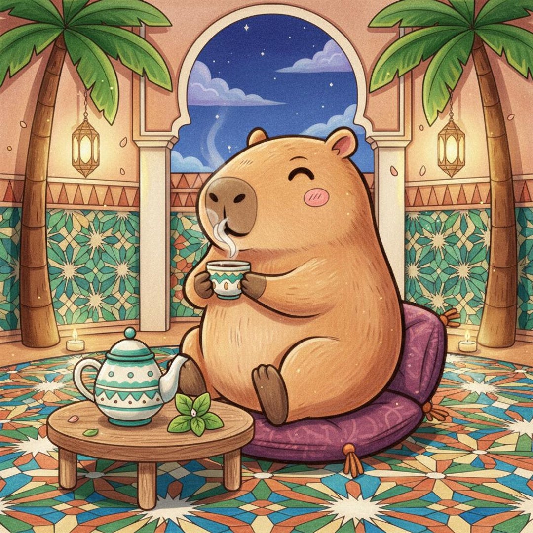 50 Cute Capybaras Travel the World Coloring Pages | Cozy Whimsical ...