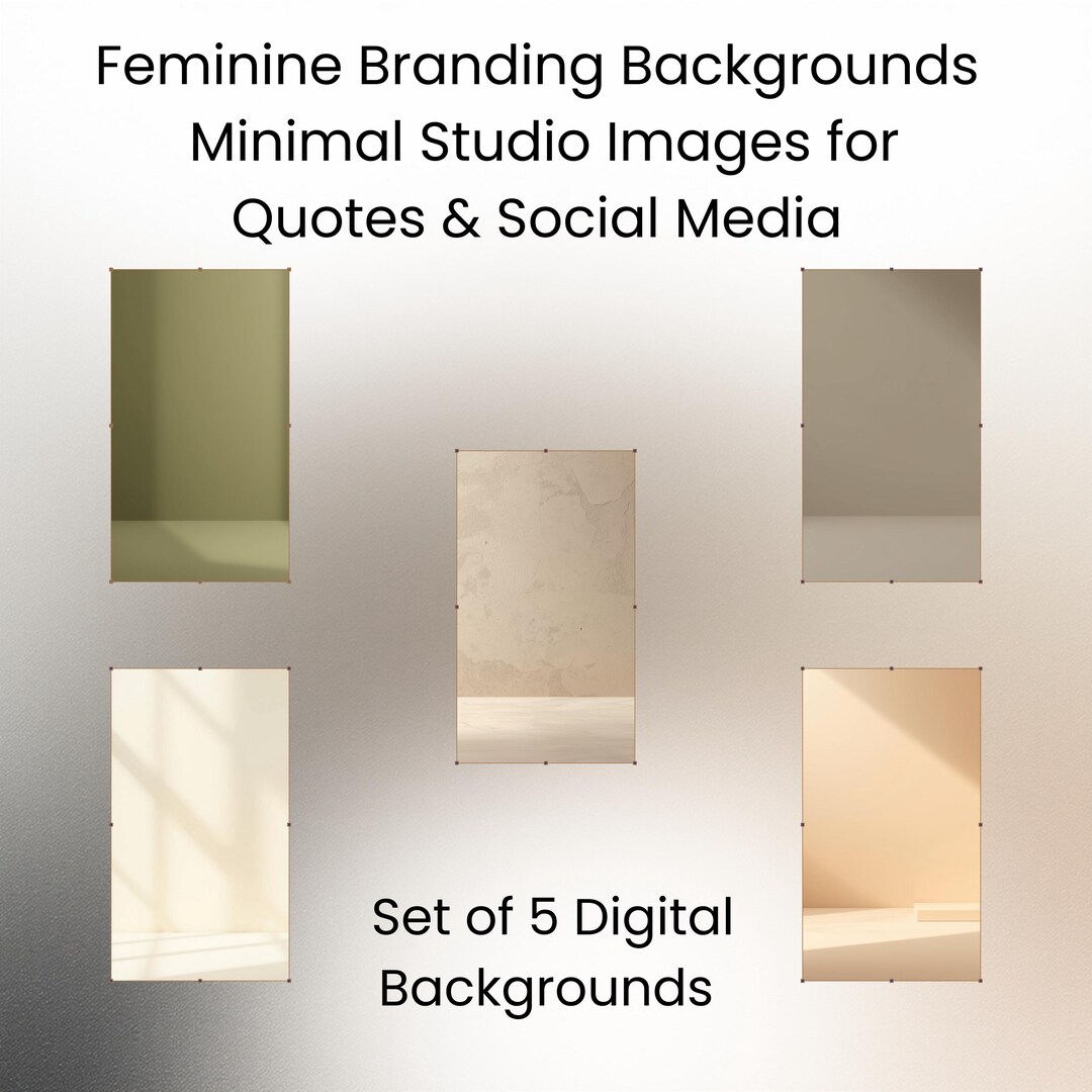 Feminine Branding Backgrounds | Minimal Studio Images for Quotes ...