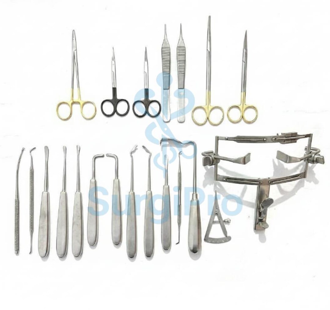 22-piece Cleft Lip and Palate Repair Instrument Set - Plastic Surgery ...