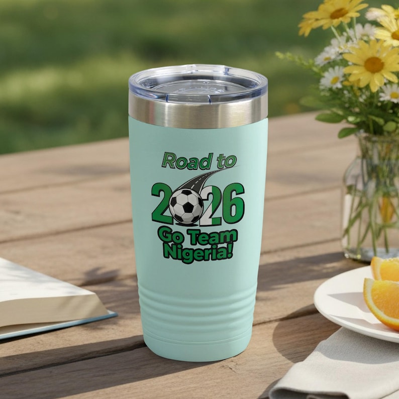 Nigeria 20oz Soccer Tumbler: Limited Edition Road to 2026 Design - Etsy
