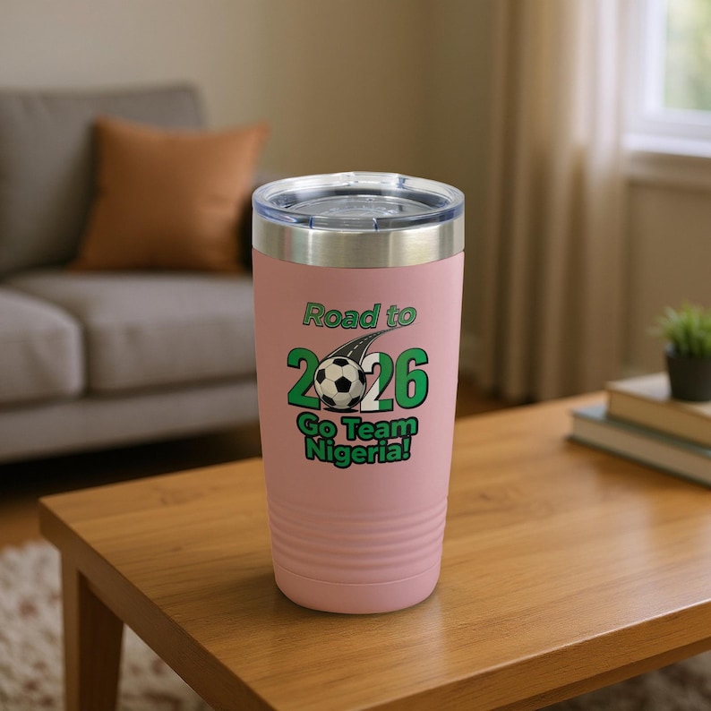 Nigeria 20oz Soccer Tumbler: Limited Edition Road to 2026 Design - Etsy