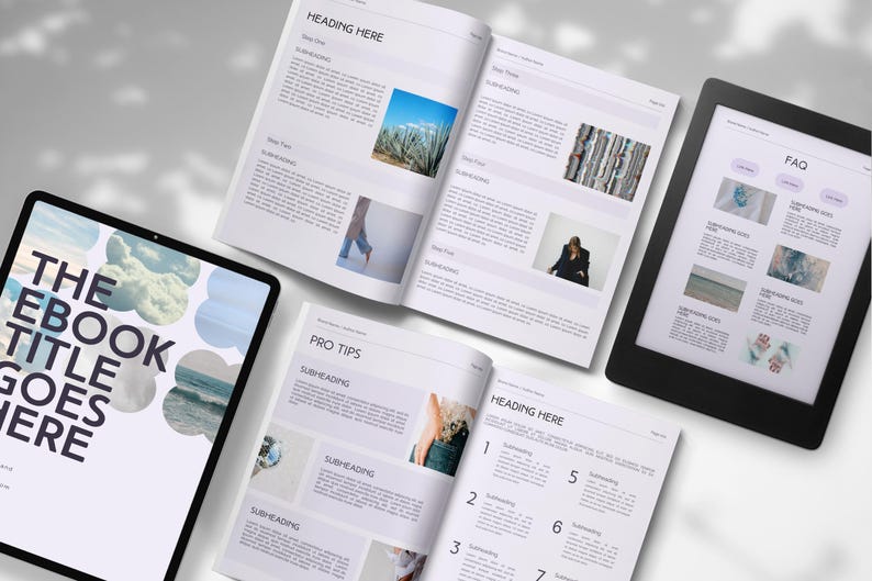 Canva Guidebook Template, How-to Guide, Lead Magnet, Digital Product ...