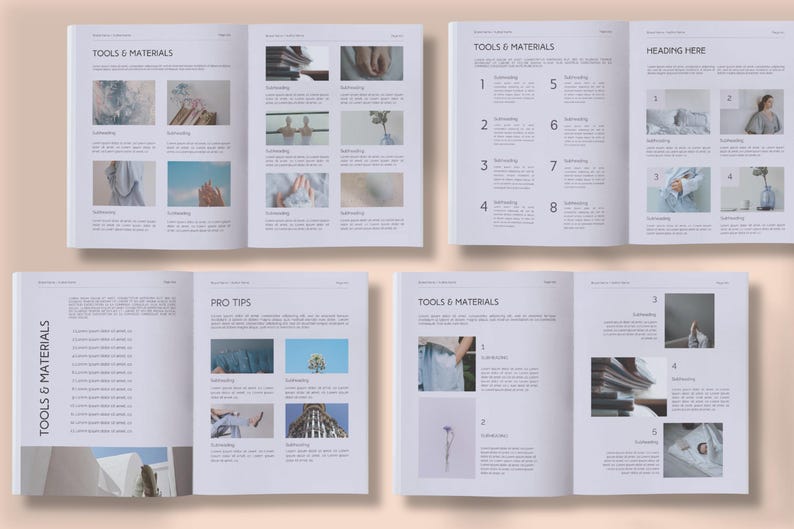 Canva Guidebook Template, How-to Guide, Lead Magnet, Digital Product ...