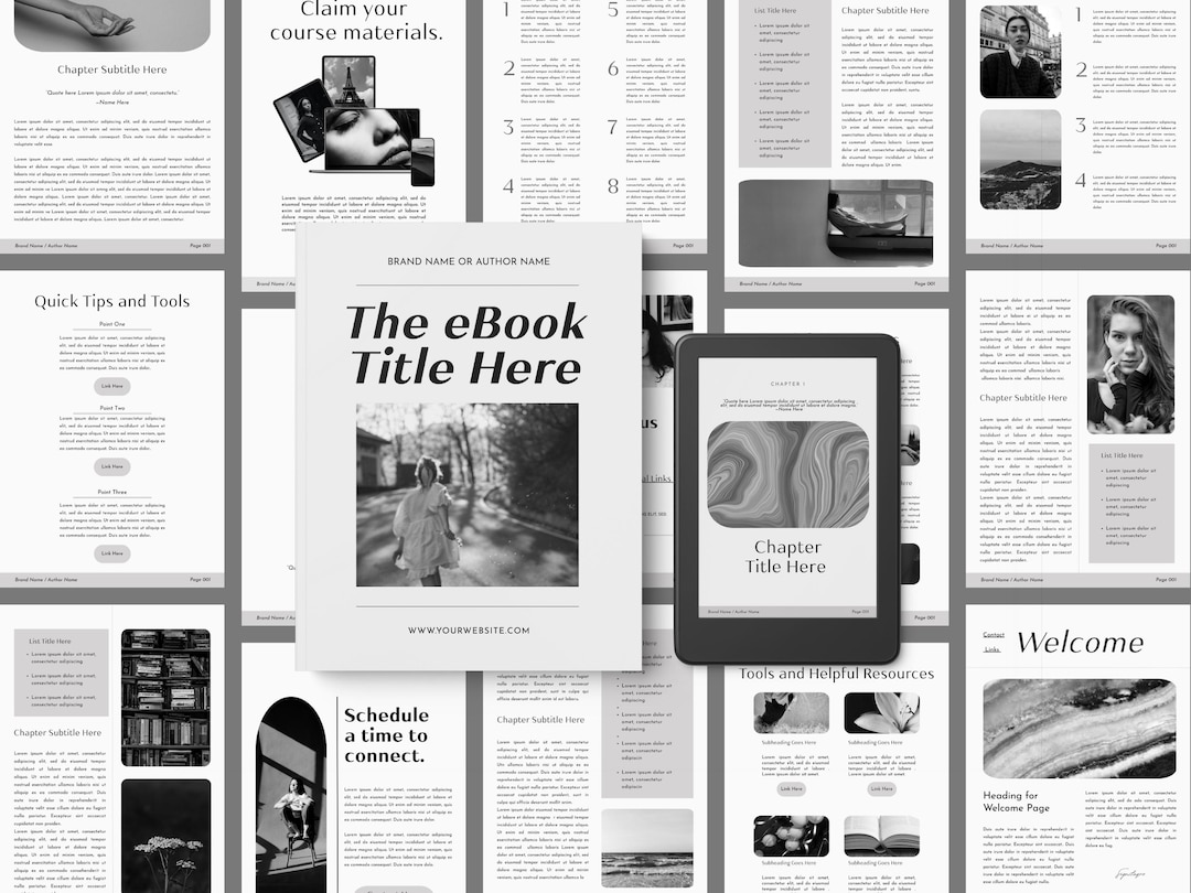 Canva Ebook Workbook Template | for Digital Product, Lead Magnet | US ...