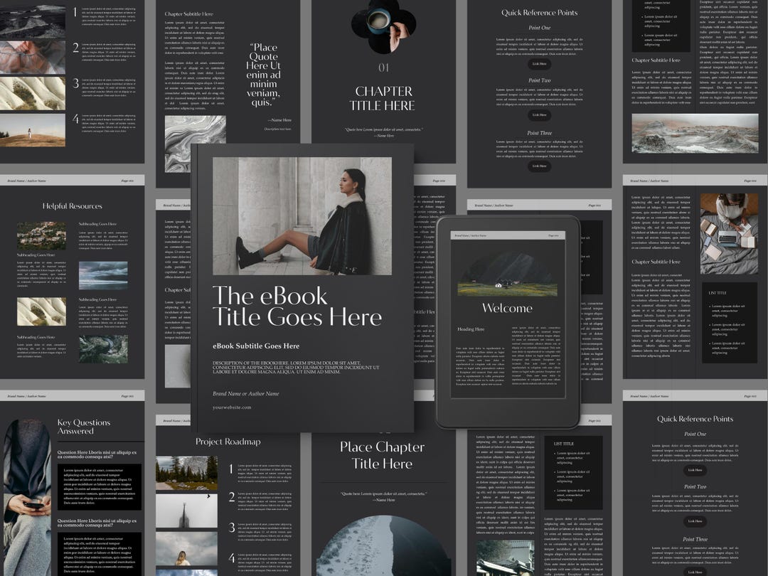 Canva Ebook Workbook Template | for Digital Product, Lead Magnet | US ...