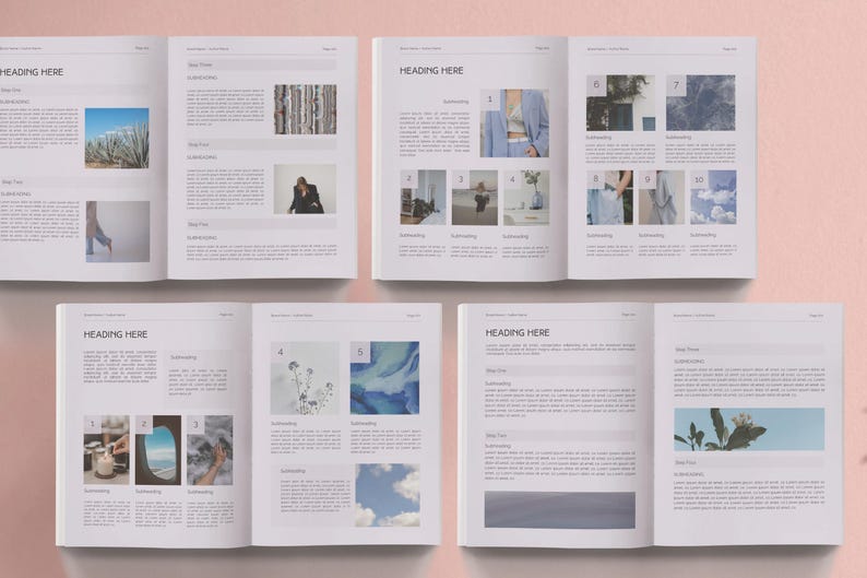 Canva Guidebook Template, How-to Guide, Lead Magnet, Digital Product ...
