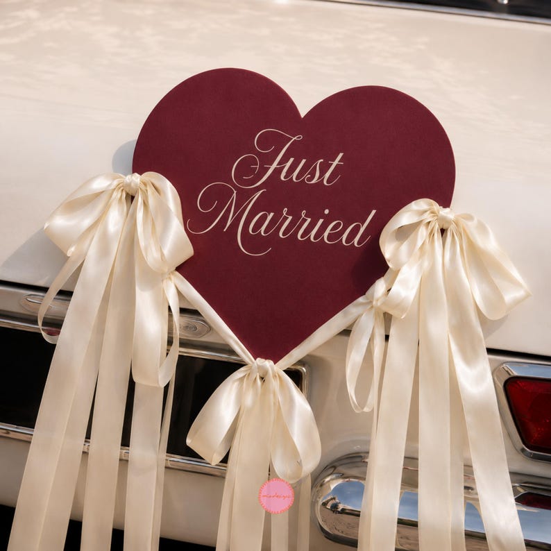 Customizable "just Married" Wedding Sign - Etsy