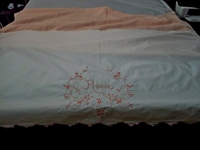 Beautiful Antique French Vintage White Metis Linen - Etsy