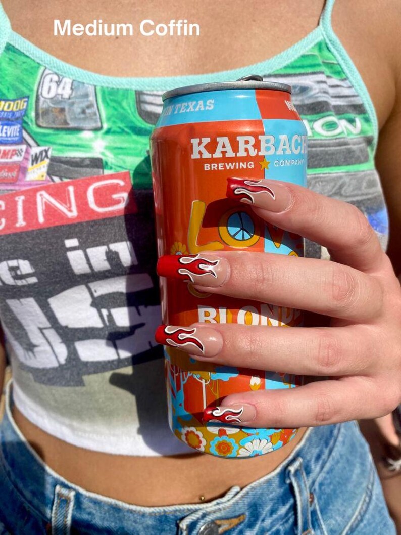 Custom Design Press-on Nails | Send Me Your Design Inspo! - Etsy