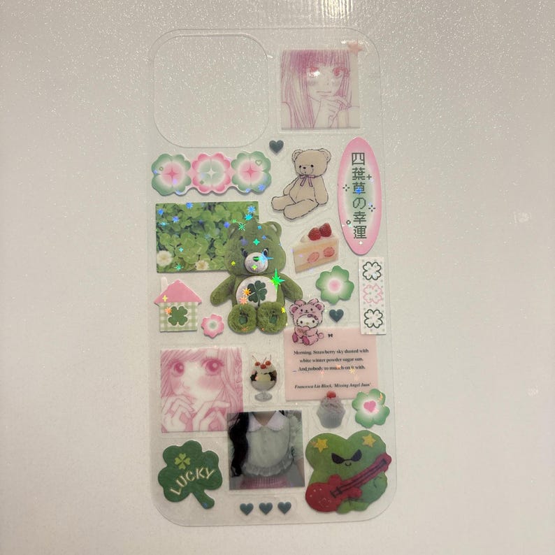 Heisei Retro | Pink Custom iPhone Case Insert Backing | Japanese ...