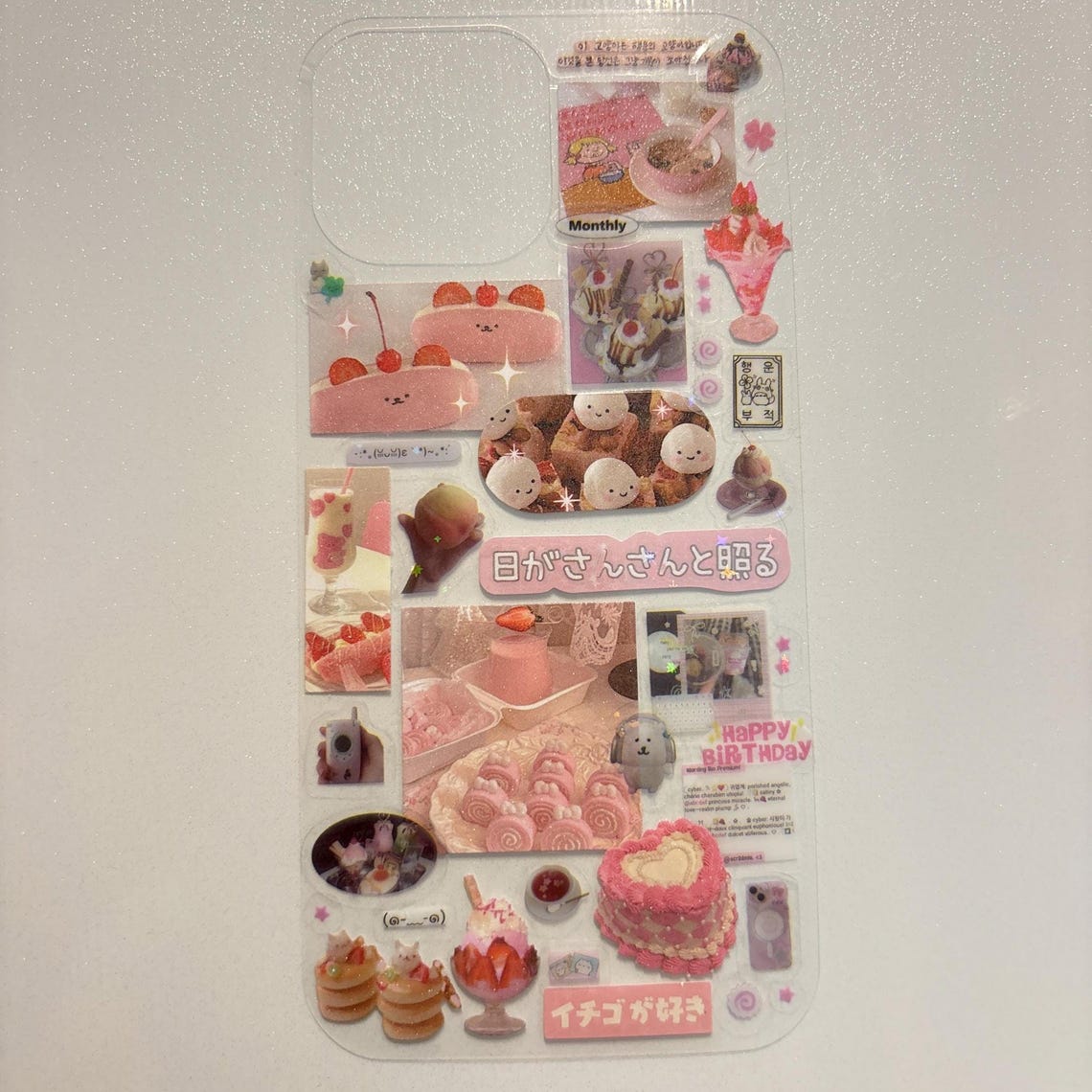 Heisei Retro | Pink Custom iPhone Case Insert Backing | Japanese ...