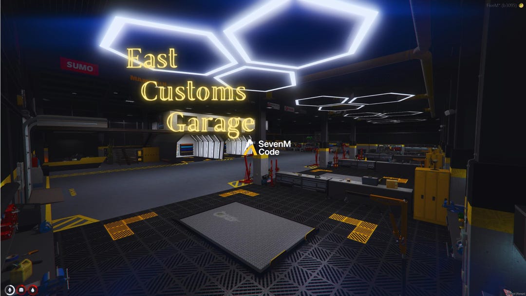 Fivem MLO – East Customs Garage | Car Workshop & Tuner Shop Interior ...