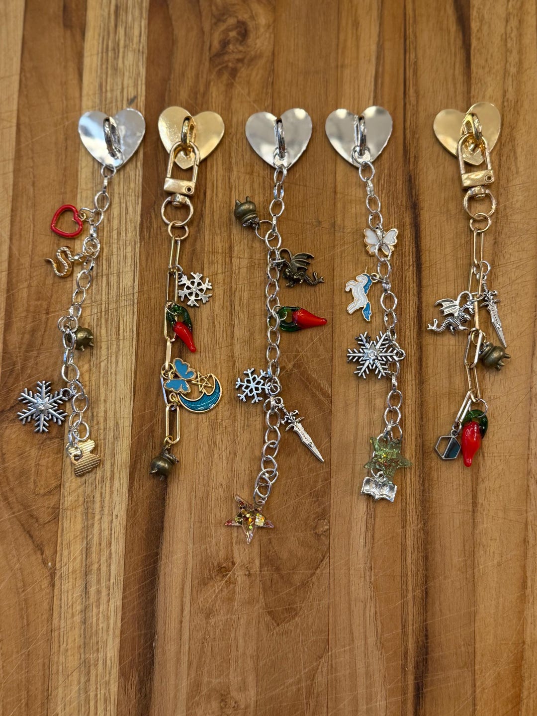 Personalized Kindle & Bag Charm Key Chain - Etsy