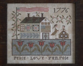 1776 Cross Stitch - Etsy