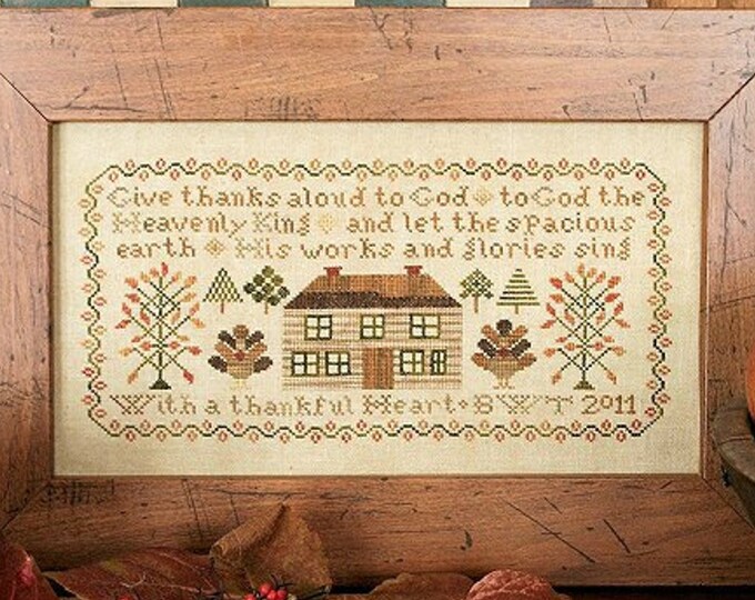 HEARTSTRING SAMPLERY Harvest Sampler Counted Cross Stitch Patterns at ...