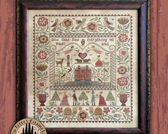 TERESA Kogut Blessings to Ewe XS080 Counted Cross Stitch Patterns at Thecottageneedle.com - Etsy