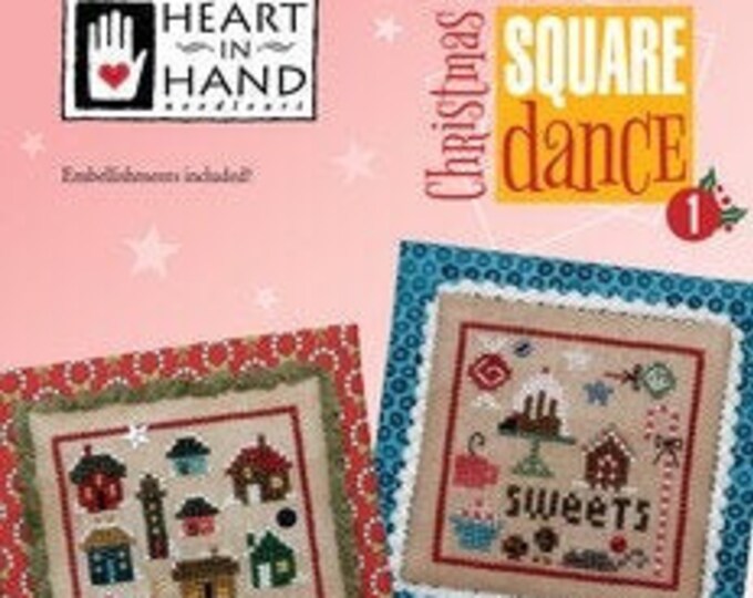 HEART in HAND Christmas Square Dance 1 Includes Embellishments Counted ...